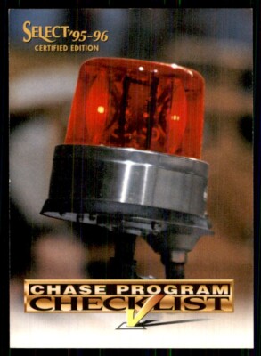 1995-96 Select Certified Chase Program Checklist Checklist #7 | eBay