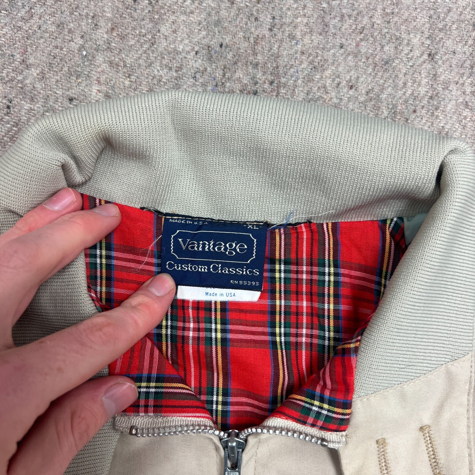 Vintage Mack Truck Harrington Jacket Mens XL 1980s Be… - Gem