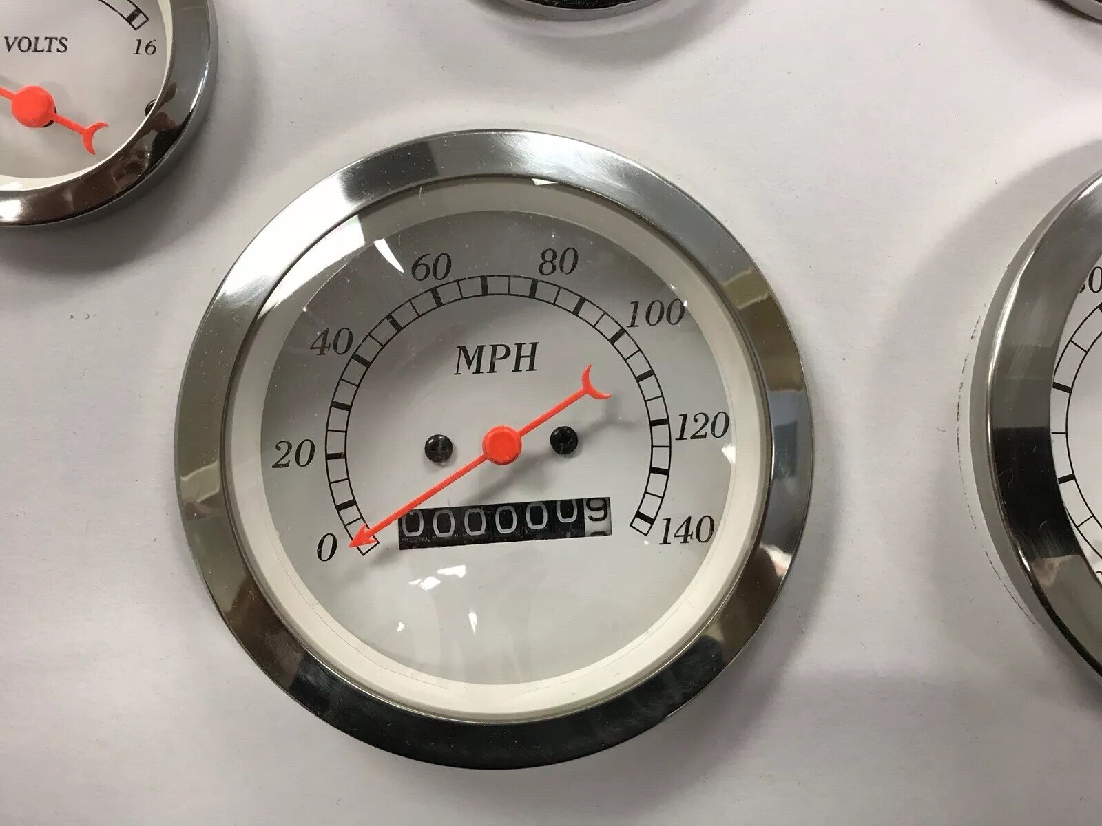 Classic 6 Gauge Set Mechanical Speedometer Street Hot Rod Chevy Ford ...