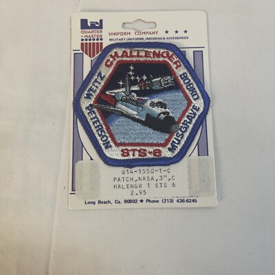 NASA Space Shuttle 6th Mission Challenger Flight STS-6 Patch 3” | eBay