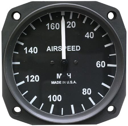 Airspeed, 3 1/8 inch 20-160 mph, Non-TSO UMA 16-310-160 | eBay