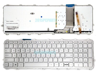 HP Envy M6-N M6-N010DX M6-N015DX M6-N113DX M6-N138CA Keyboard Silver ...