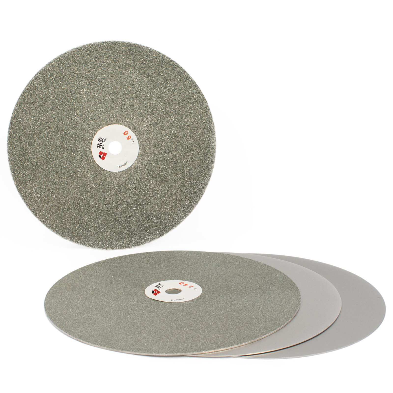 5Pcs 8" inch Grit 60-3000 Diamond Grinding Disc Wheels Coated Flat Lap ...