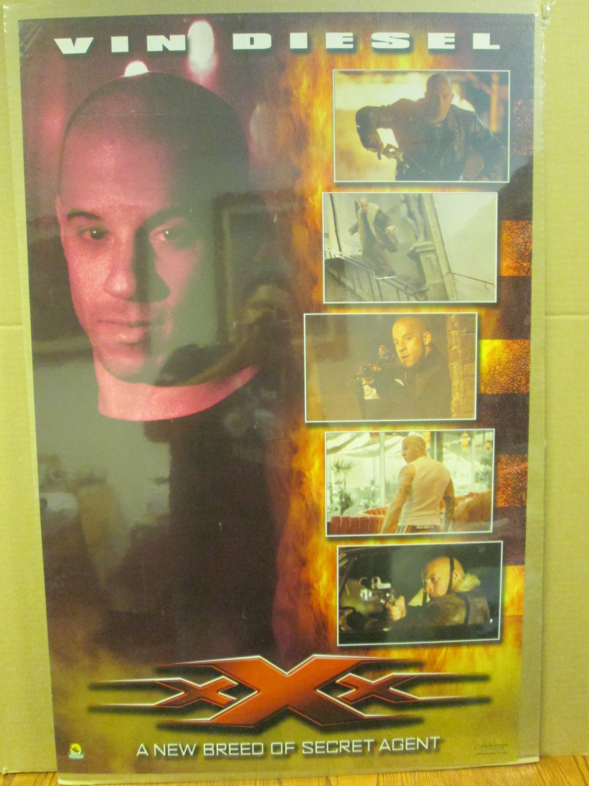 Vintage 2002 Movie poster Vin Diesel XXX triple X 2806 | eBay
