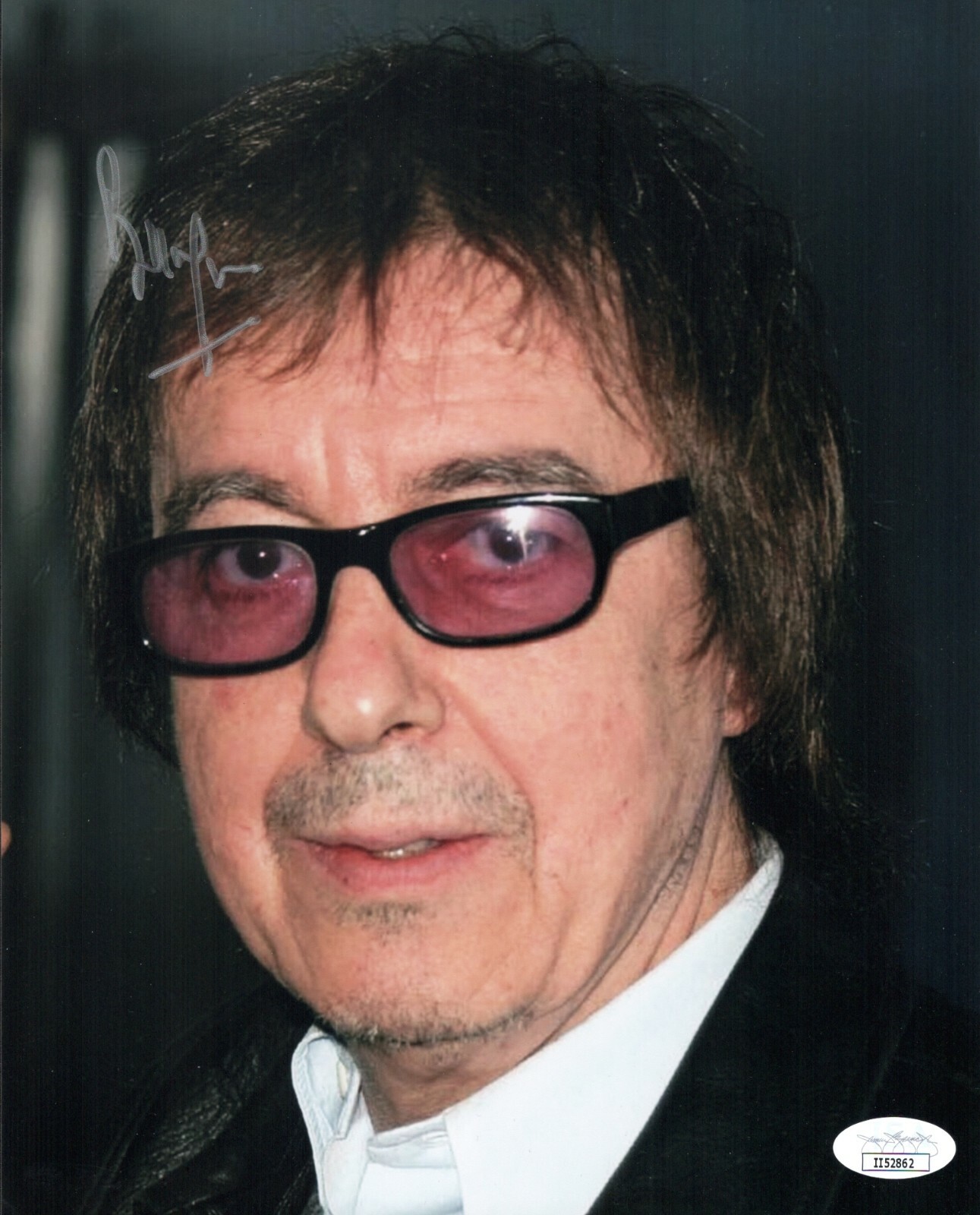 BILL WYMAN Signed 8x10 Photo THE ROLLING STONES Music Autograph JSA COA ...