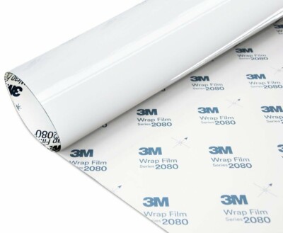 3M 2080 Weiss Glanzend Autofolie Car Wrapping Folie G10 152x400cm | eBay.de