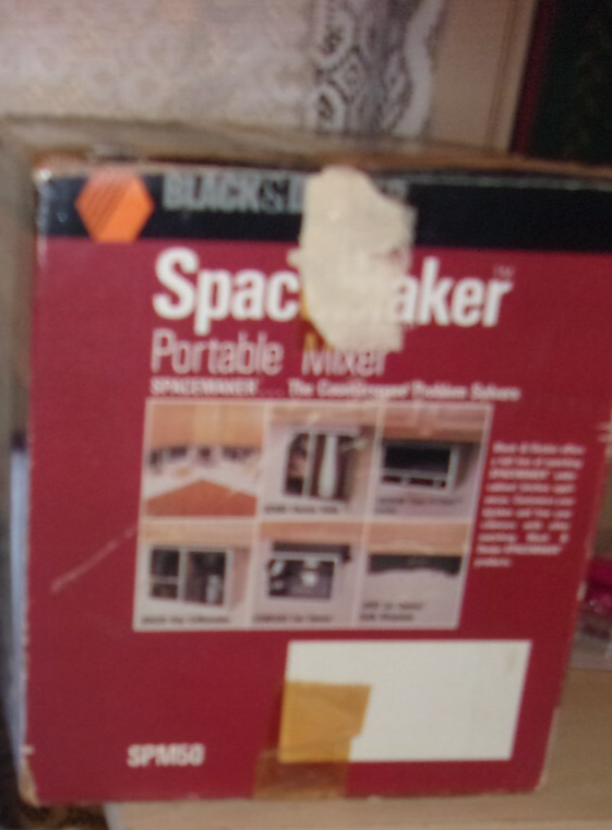 Black Decker Spacemaker Portable Hand Mixer SPM50 Made in USA NEW | eBay