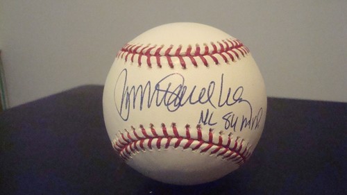 Ryne Sandberg AUTOGRAPHED OFFICIAL MLB BASEBALL SIGNED NL 84 MVP ...