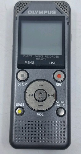 Olympus Portable Digital Audio Voice Recorder WS-802 w/ USB FOR PARTS ...