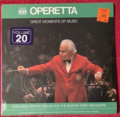 Time Life Records Great Moments Of Music Opperetta-Arthur Fiedler - NEW ...