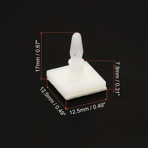 30 Pcs 0.31" Height Adhesive Standoff Reverse Mount Insulation Bracket ...