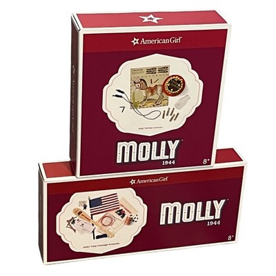 American Girl Molly Empty Box Set 2 Storage Gift Camp Gowonagain ...