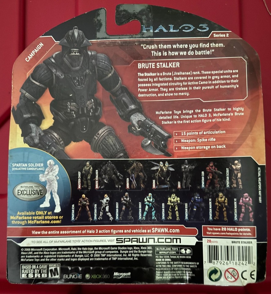 HALO 3 - Brute Stalker Figure Series 2, 2008 NIB: FREE SHIPPING | eBay