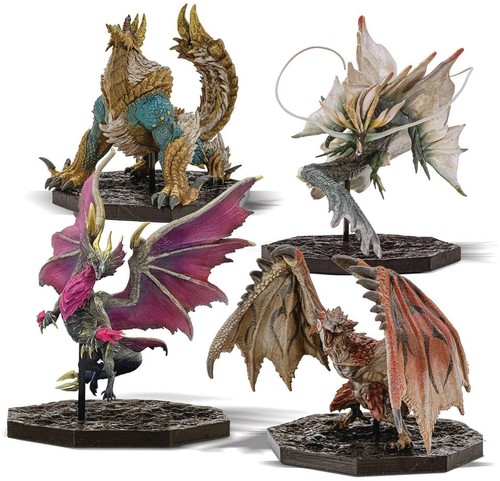 MH FIGURE BUILDER CUBE MONSTER HUNTER BOX (Rathalos/Zinogre/Malzeno ...