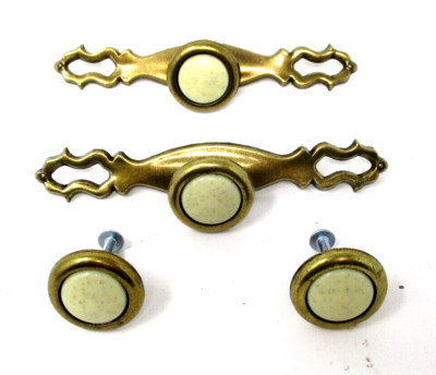 Drawer Pulls - Brass Back Plates