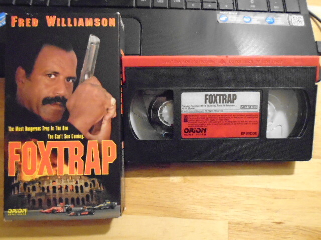 RARE OOP Foxtrap VHS '86 Fred Williamson blaxploitation Lela Rochon ...