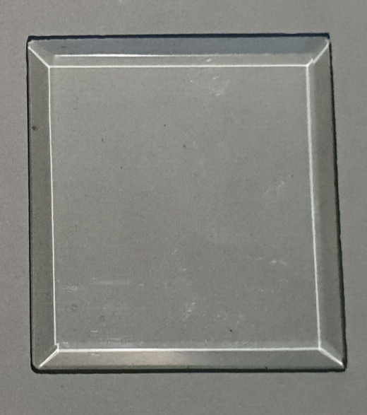 1 Beveled Flat Glass Rectangle 46 X 51 Mm Alarm Clock Other Ref 1068 | eBay