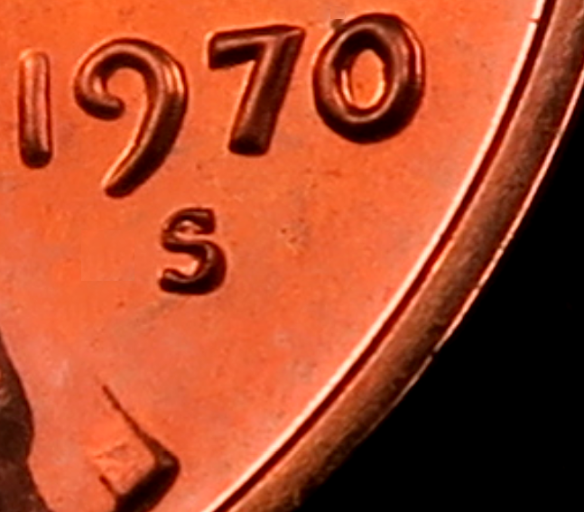 1970-S SMALL DATE Lincoln Memorial Penny Cent ~ Gem Proof (red) ~ Key ...