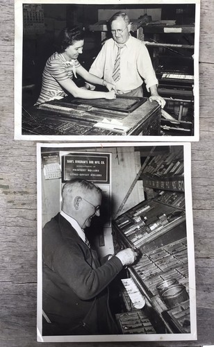 1958 PHOTO LOT 2 Fred J. Neely Sr. Editor Of Johnstown Independent ...