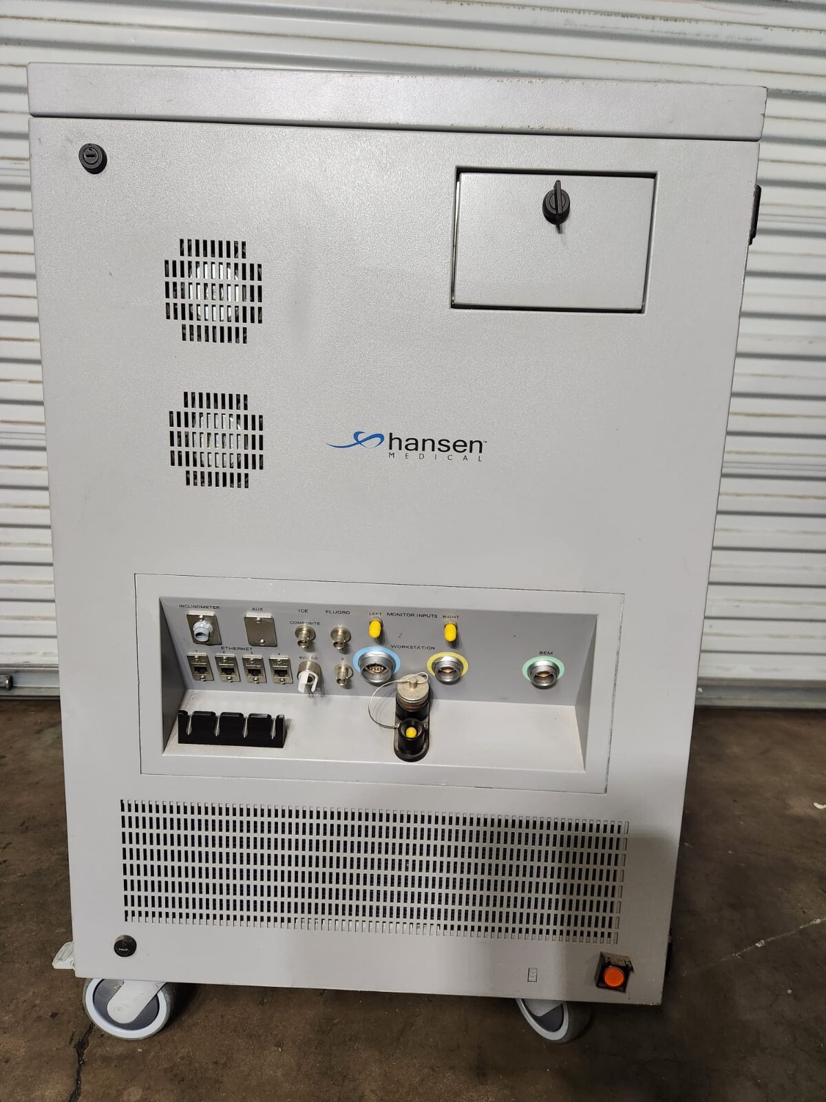 Hansen Medical Sensei X Electronics Rack & Workstation Robotic System w/ RCM Arm | eBay