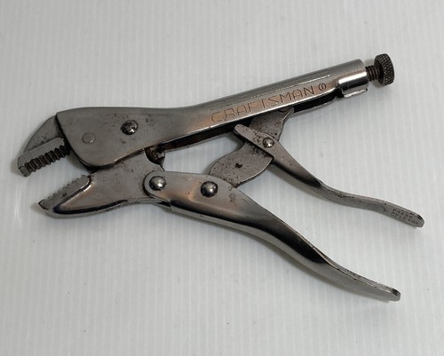 Vtg Craftsman Locking Pliers Vise Grip US Pat No Re 24465 I-Circle ...
