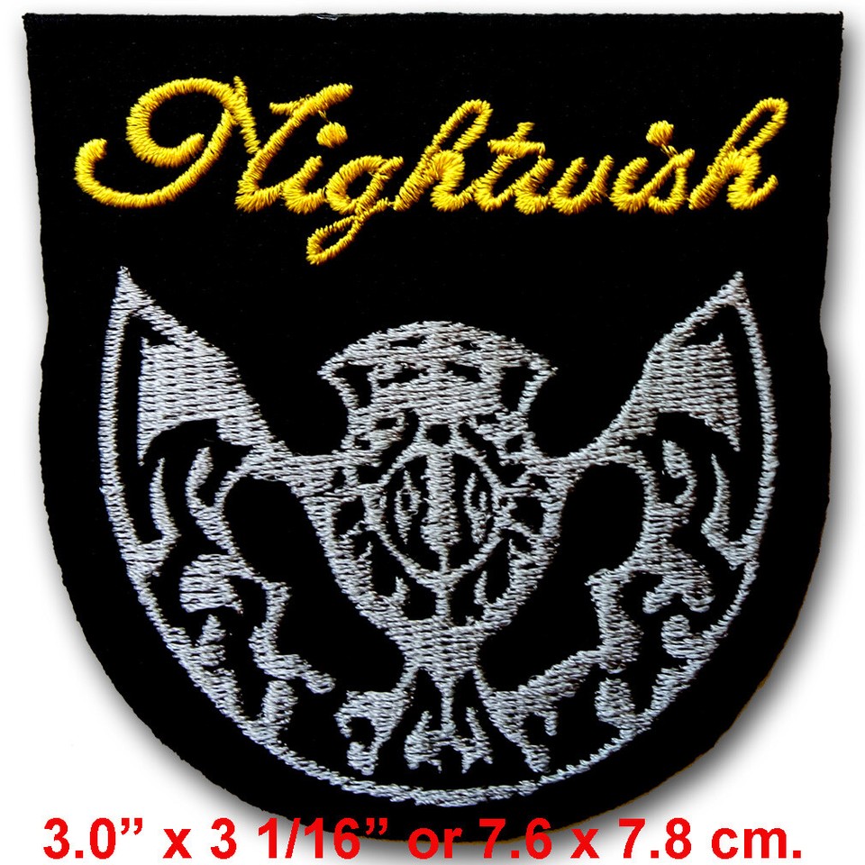 Nightwish Patch Embroidered Symphonic Metal Band Applique Rocker Emblem ...