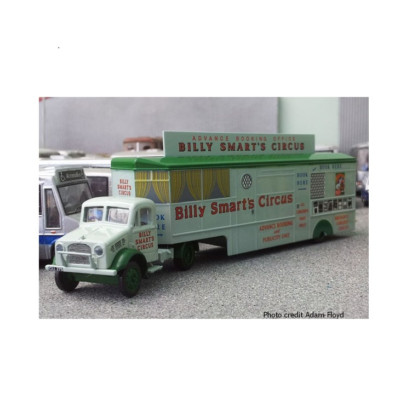 Oxford Diecast Bedford OX Truck & Trailer Billy Smarts Circus 1:76 4 ...