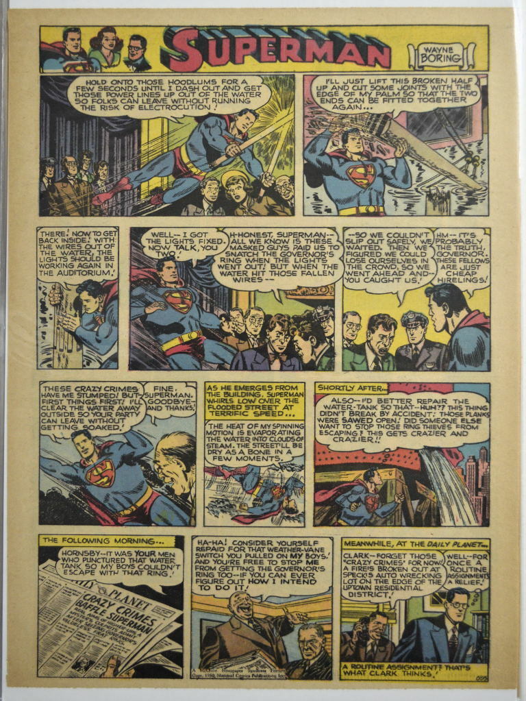 Superman Comic Strip