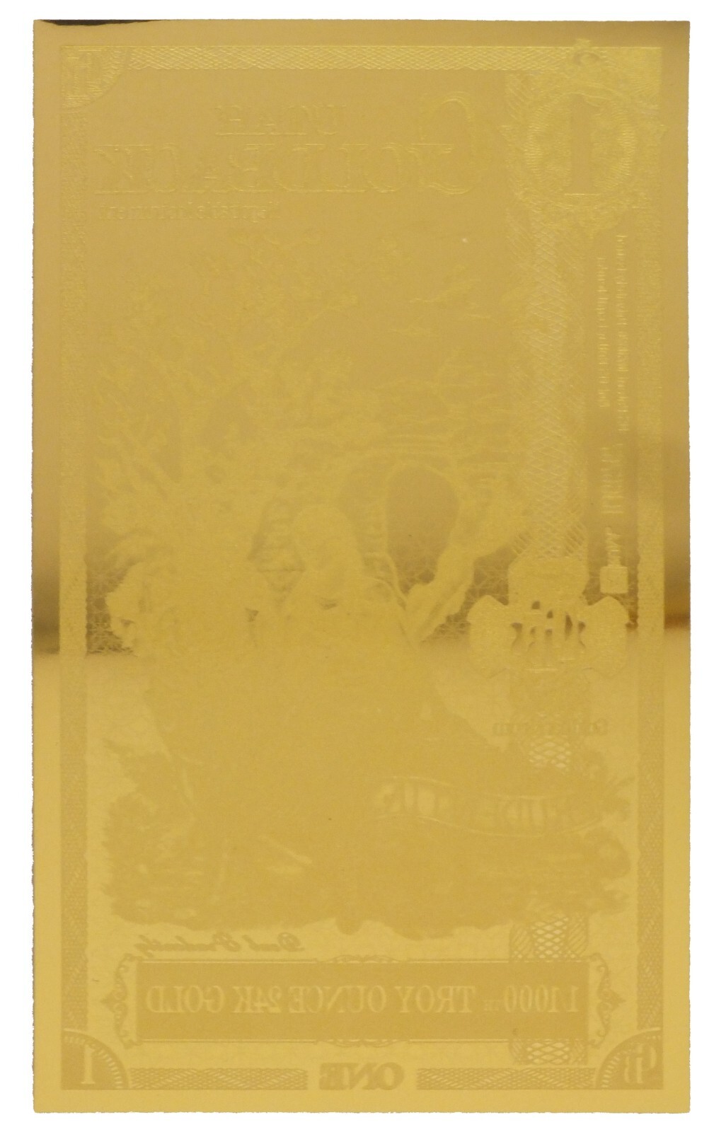 Lot of 6 Goldback 24KT Gold Foil Notes 1/1000th oz Bullion FL NV NH SD ...