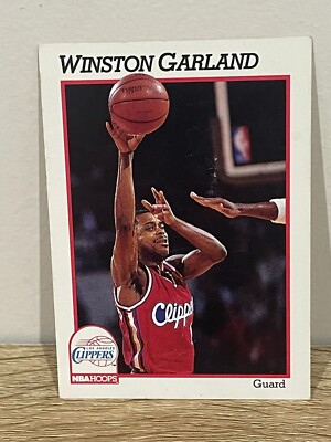 Winston Garland 1991-92 NBA Hoops Basketball Trading Card #91. | eBay ...