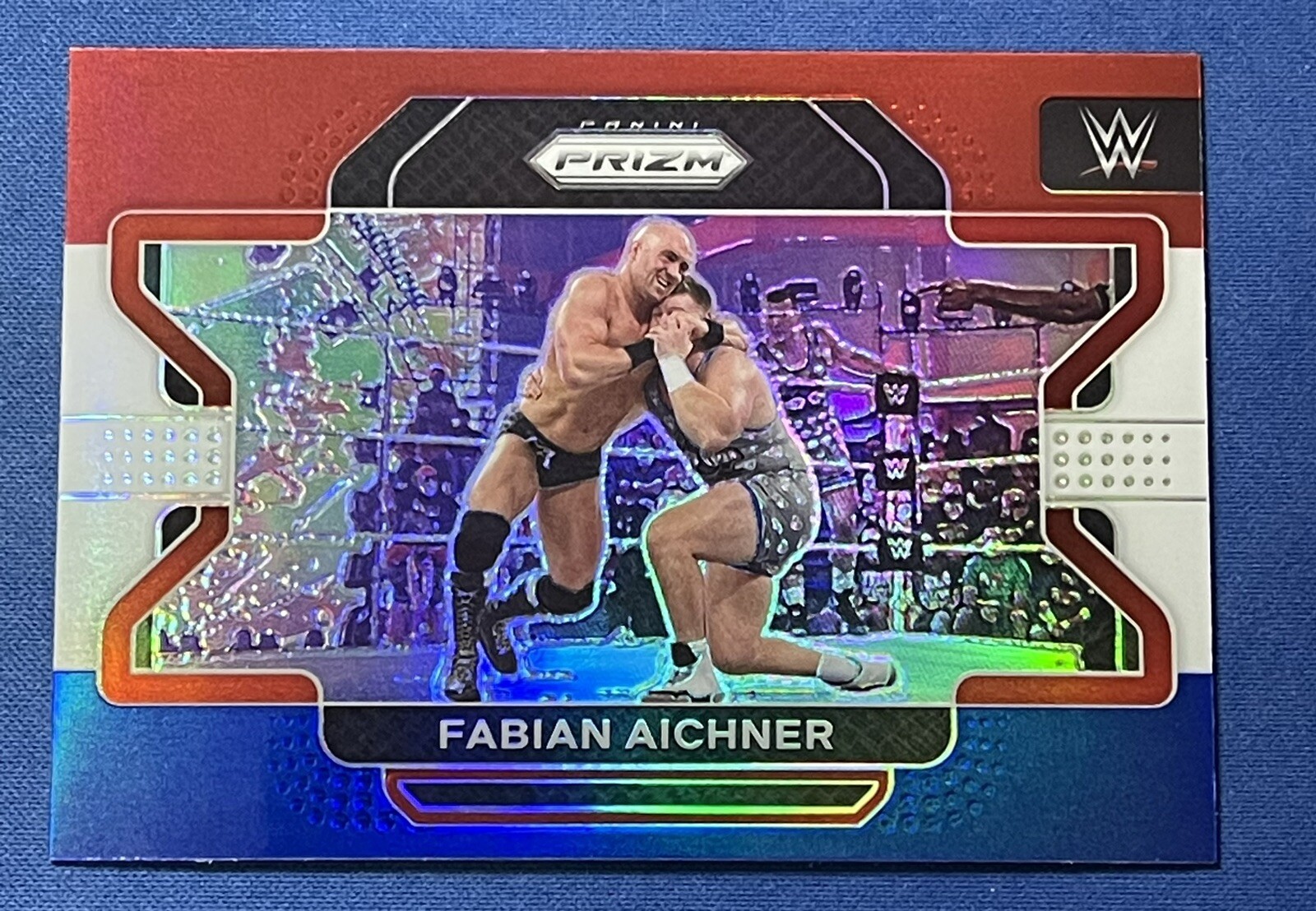 2022 Panini Prizm WWE - Red White Blue Fabian Aichner #3 | eBay