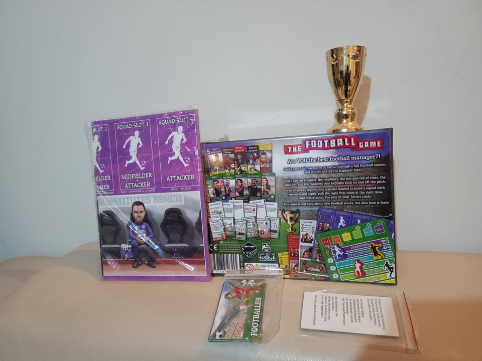 The Football Game - board game - soccer manager themed - New & factory ...