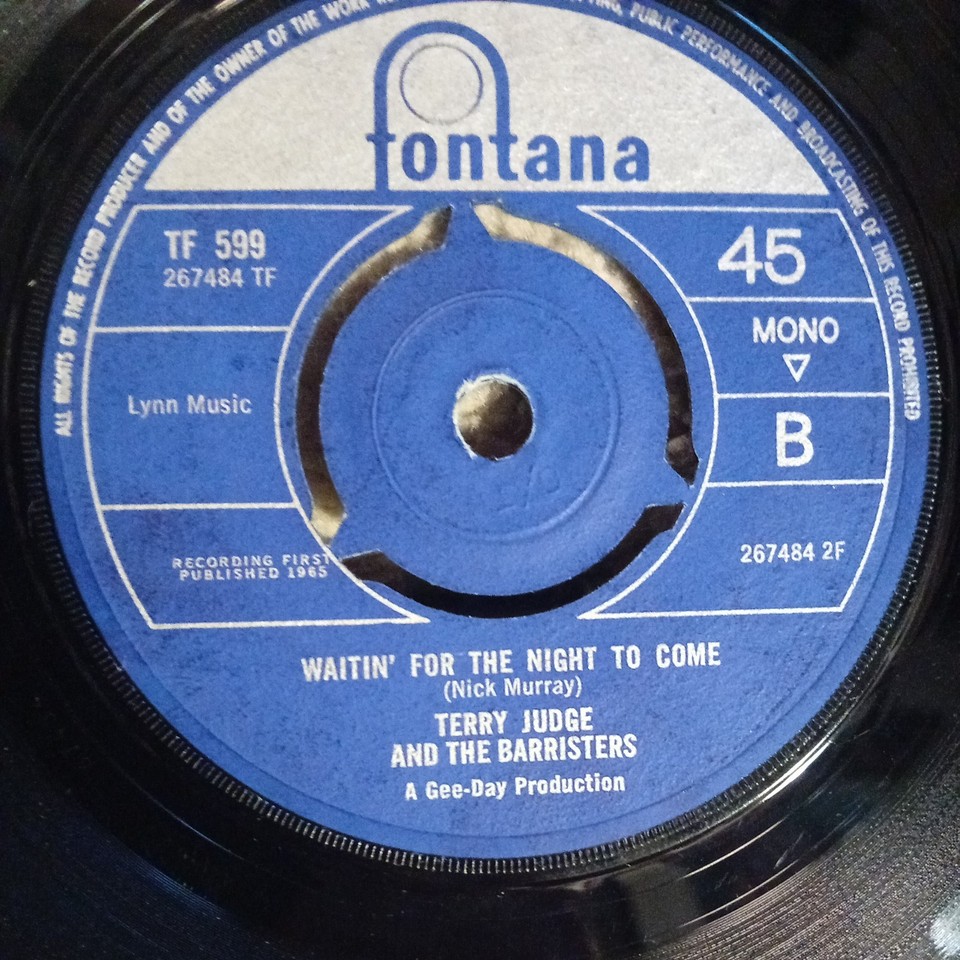 TERRY JUDGE AND THE BARRISTERS - COME WITH ME AND LOVE ME - VG + | eBay UK