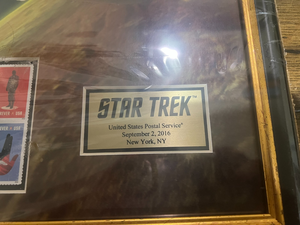 Star Trek Framed USPS Forever Postal Stamps 2016 Brand New | eBay