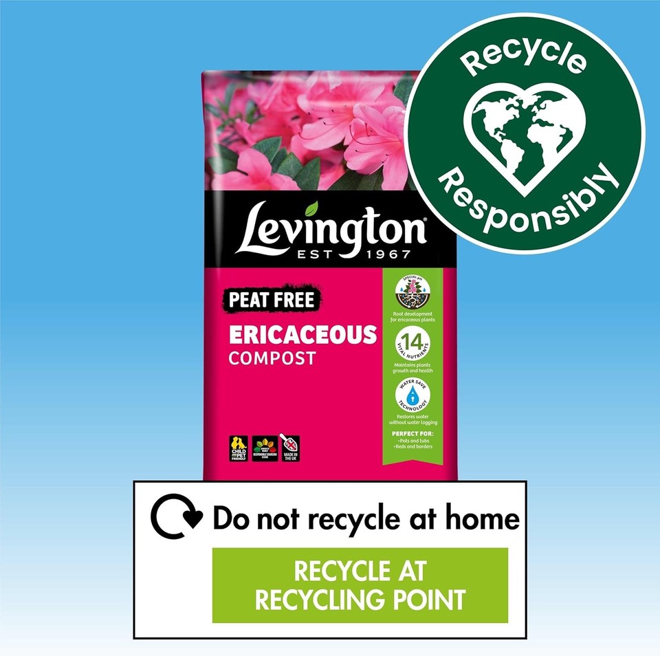 Levington PEAT FREE Ericaceous Compost, 50 litre compost for 50 | eBay UK