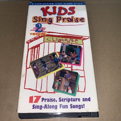 Kids Sing Praise Volume 2 VHS - Sing-Along Video - Brentwood Kids New ...