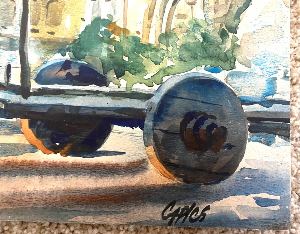 Robert M. Caples Watercolor Painting Listed Artist | eBay