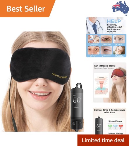 Heated Eye Mask, Warm Eye Compress for Dry Eyes MGD Stye Blephartitis ...