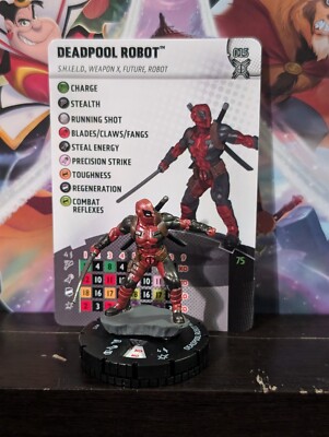 Marvel Heroclix Deadpool Robot 015 w/ Card Deadpool Weapon X Set | eBay