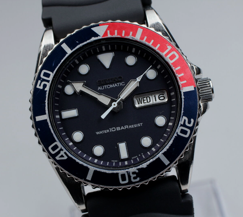 [Exc+4] SEIKO Diver's PEPSI 7S26-0040 SKX033 Automatic Men's Watch from ...