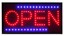 LED Open Sign For Shop Window Display illuminated Flashing LED Sign ...