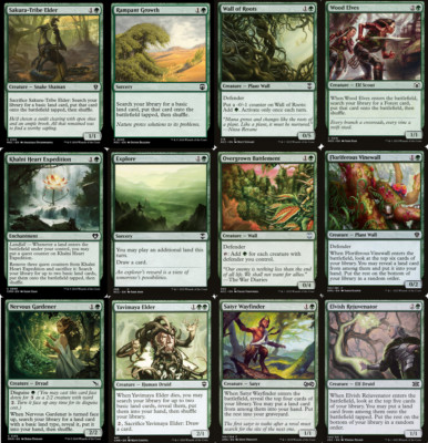 Ramp Mono Green Lot 12x Cards - Magic Staples Bundle - NM MTG Commander ...