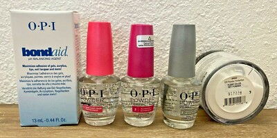 OPI DIP PRO KIT - Clear Powder 1.5 oz +System Liquid Essentials 1,2,3 ...