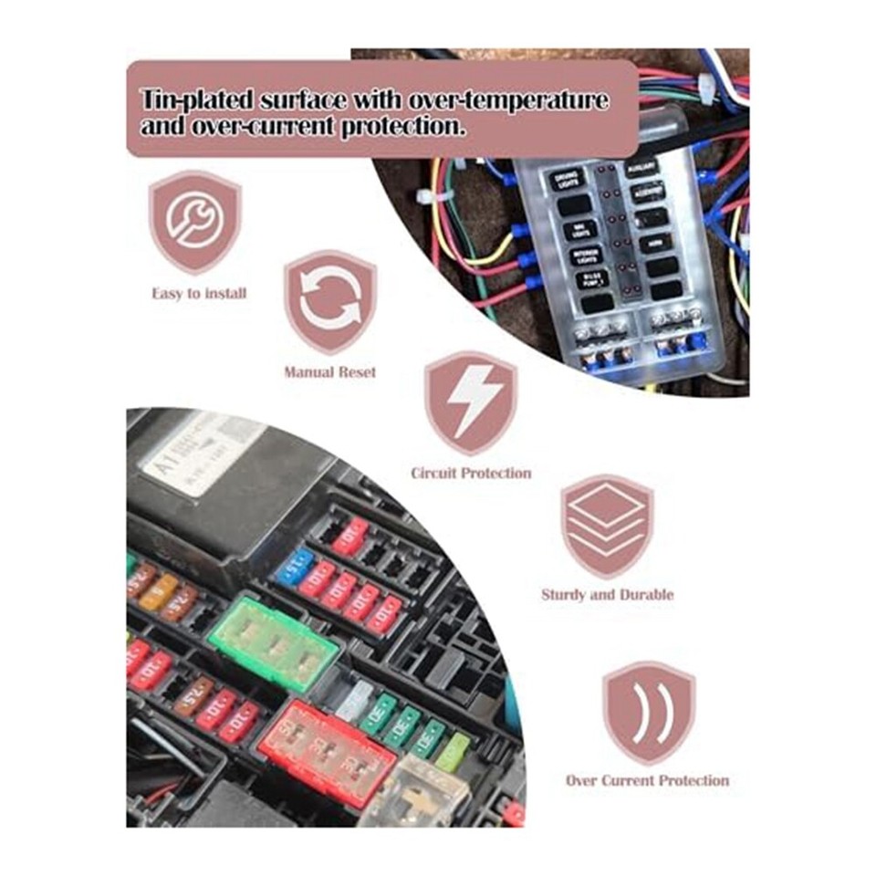 Car ATC Resettable Fuse 7.5A ATOManual Resettable Fuse for Boat SUV ...