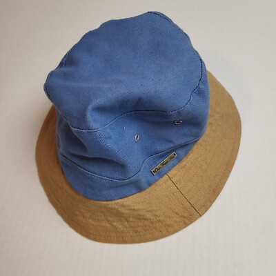 One Fresh Hat Bucket Blue Brown Mens M V9 | eBay