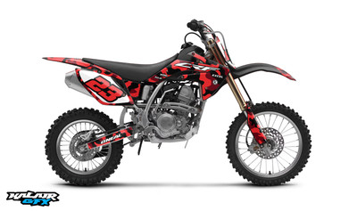 Graphics Kit for Honda CRF150R (2007-2023) CRF 150R Invasion Series ...