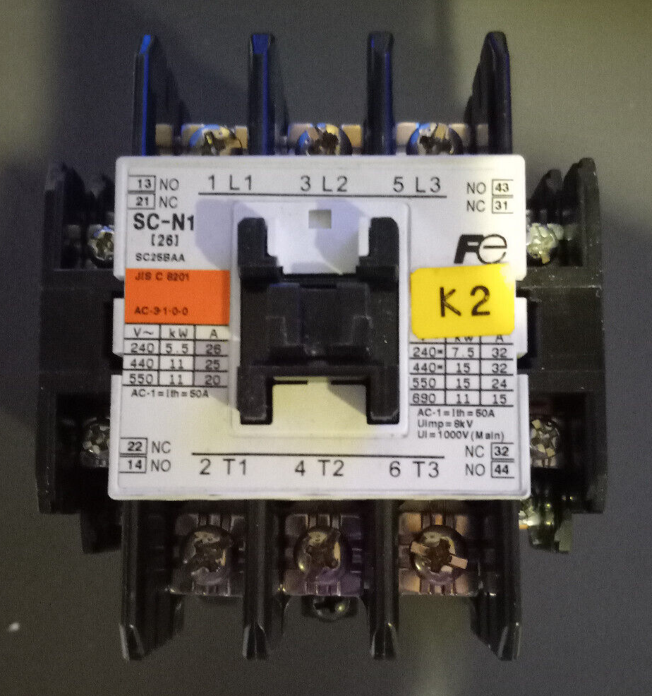 FUJI Magnetic Contactor, SC-N1, SCN1, 3NC0T | eBay