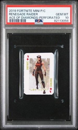 Fortnite 2019 RENEGADE RAIDER 1st Card ROOKIE CoroCoro Japan PSA 10 POP ...