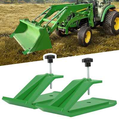 2pcs Tractor Bucket Protector Ski Edge Tamer Skid Protector Snow Leaf ...