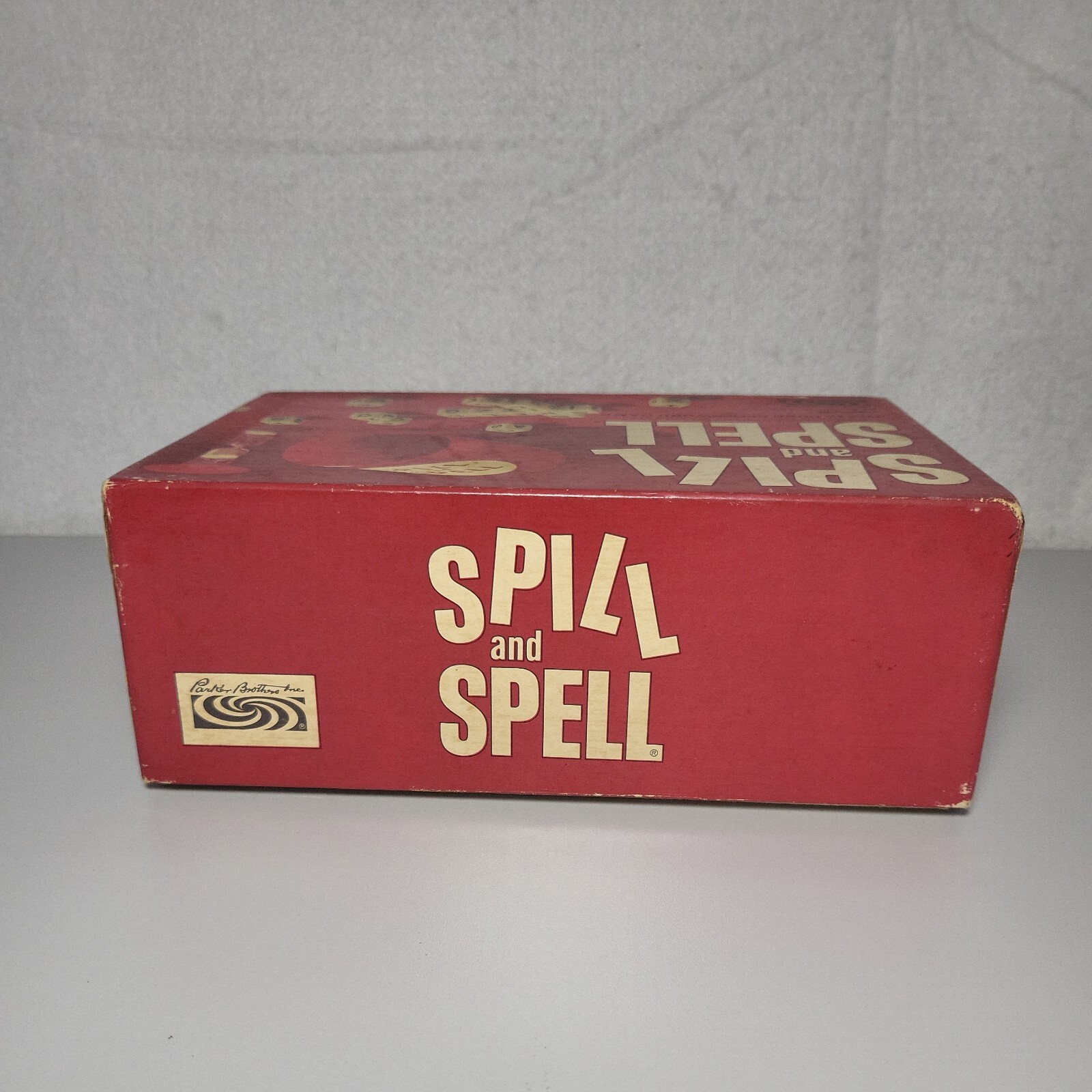 Vtg SPILL AND SPELL Vintage 1966 Edition Parker Brothers Word Dice Game ...